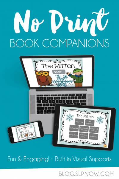 NO PRINT Book Companions | SLP Now®