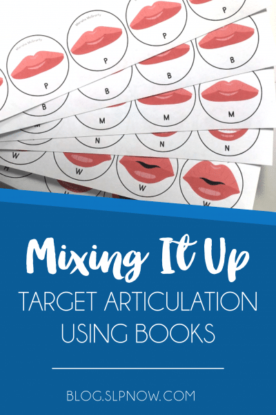 Articulation Using Books Speech Therapy | SLP Now®