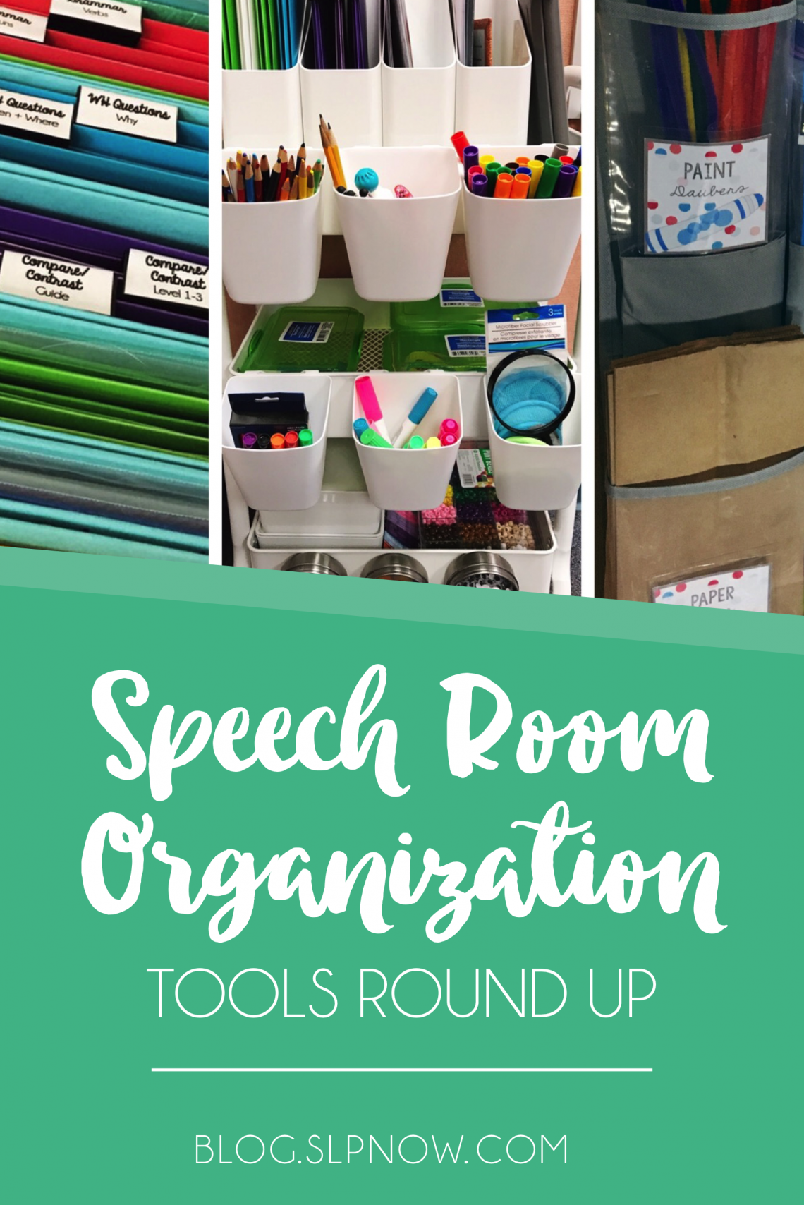 Tool Round Up Speech Room Organization | SLP Now®