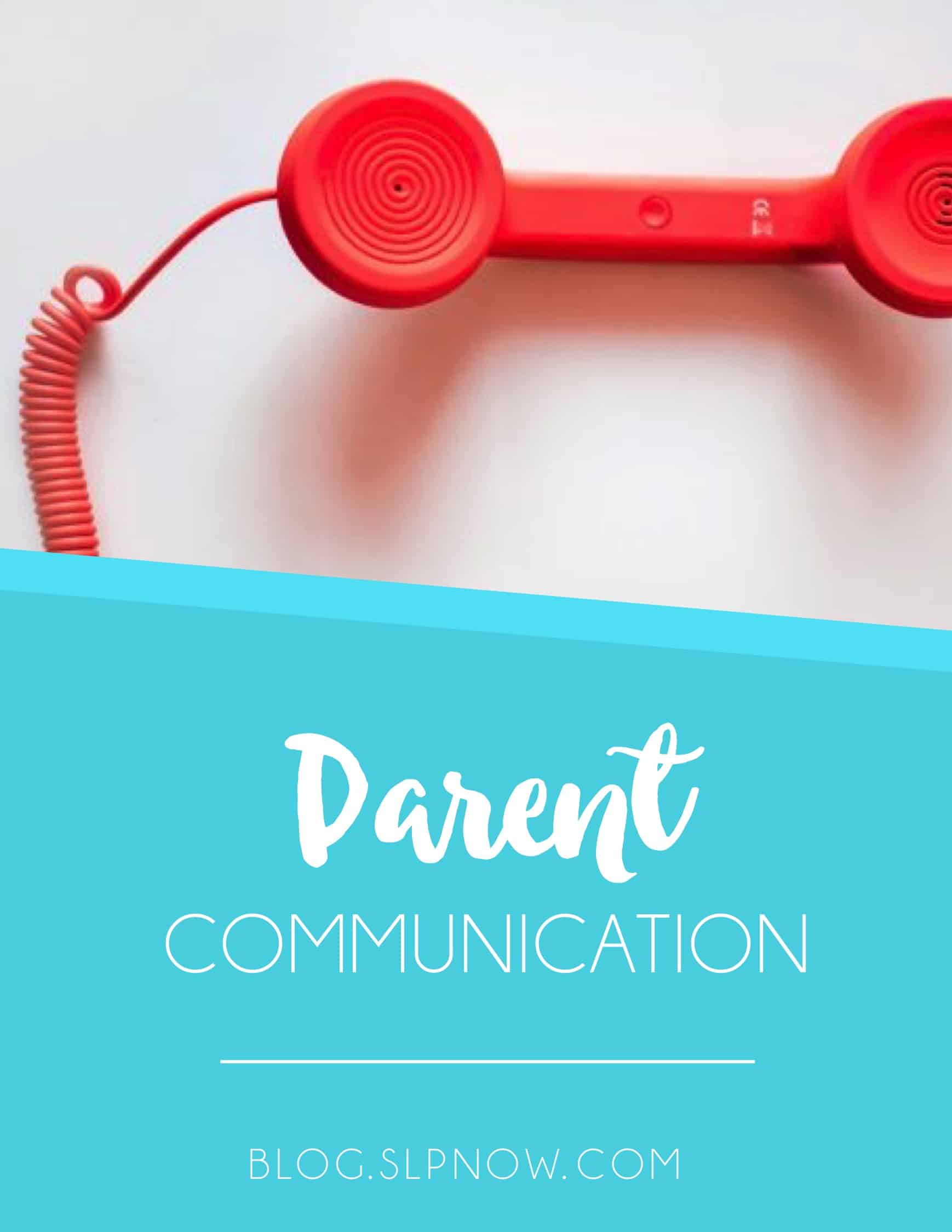 Parent Communication Freebie | SLP Now®