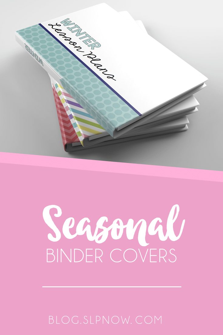 Seasonal Binder Covers | SLP Now®