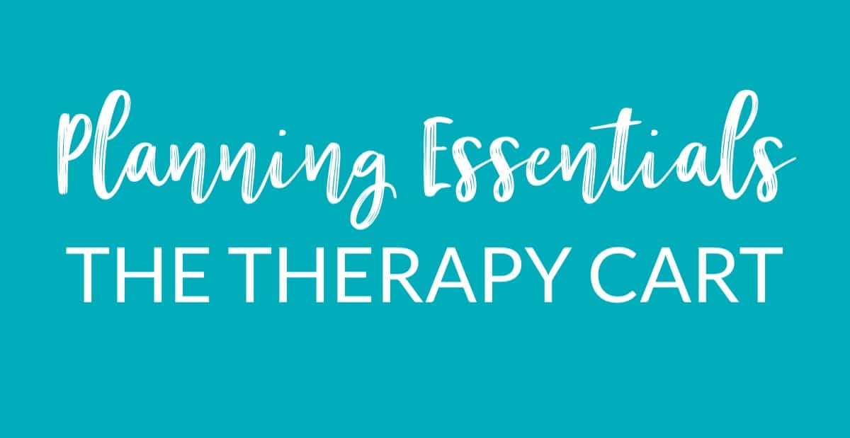 Planning Essentials Therapy Cart | SLP Now®