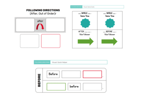 Following Directions Speech Therapy: Activities, Goals, Strategy | SLP Now