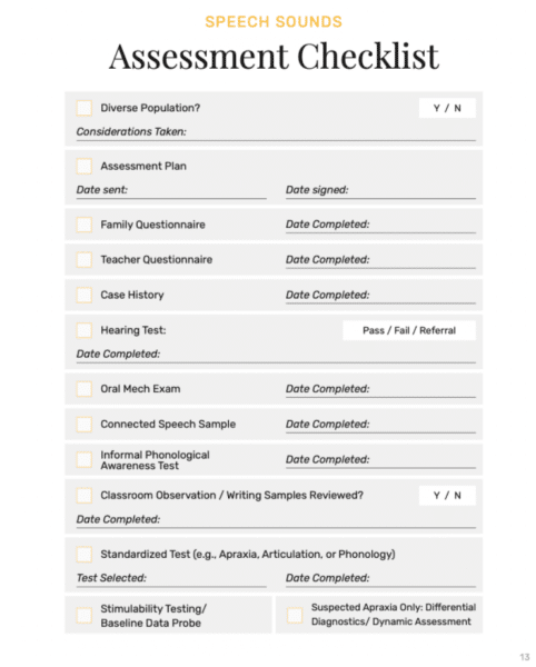 The SLP's Guide to Speech Sound Disorders: Articulation & Phonological ...