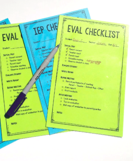 IEP-Checklist | SLP Now®