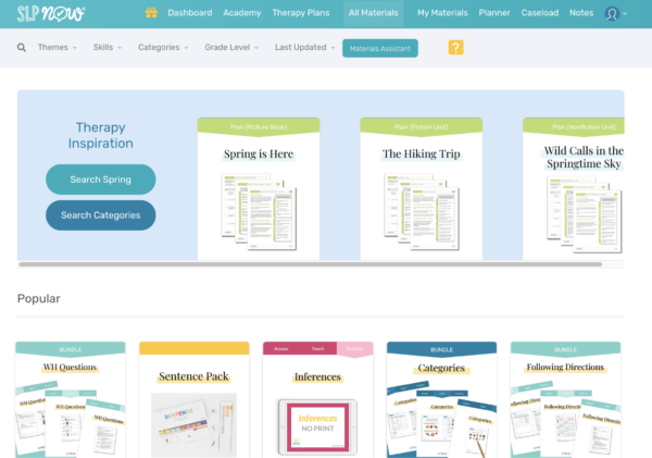 Speech Therapy Software for School Based SLPs | SLP Now®
